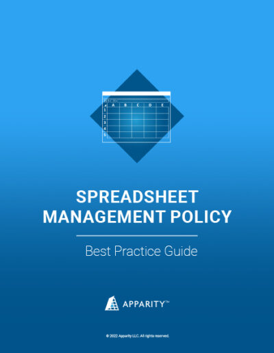 Best Practice: Spreadsheet Policy Guide - Apparity